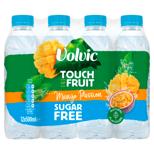 Millennium. Volvic TOF Mango Passion Sugar Free 500ML