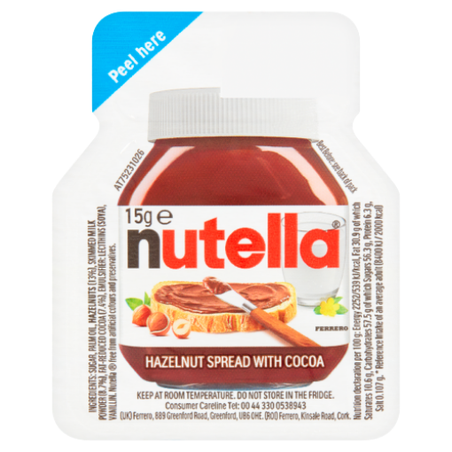 Millennium. Nutella Tub 15g